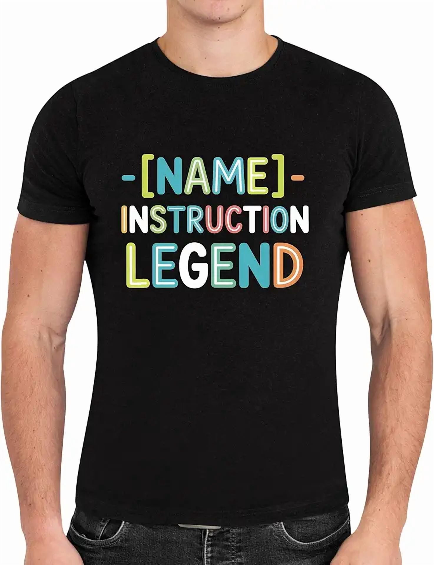 Bold Occupation Tee with Name Career Clan Job Fashion - Instruction ...