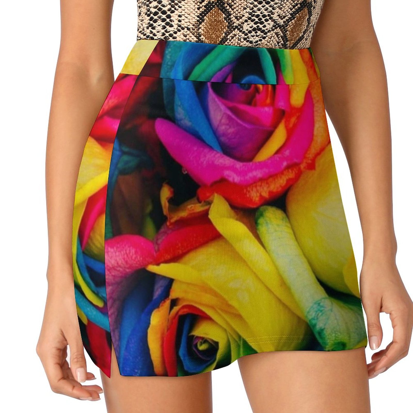 Bold Of Roses Women's skirt Aesthetic skirts New Fashion Short Skirts ...