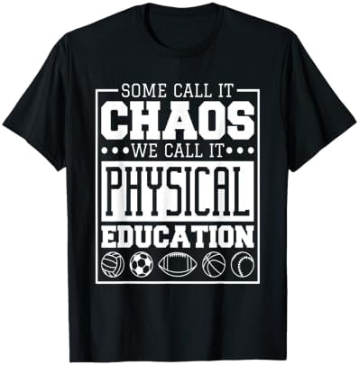 Bold Physical Education Design T-Shirt - Perfect for PE Teachers and ...