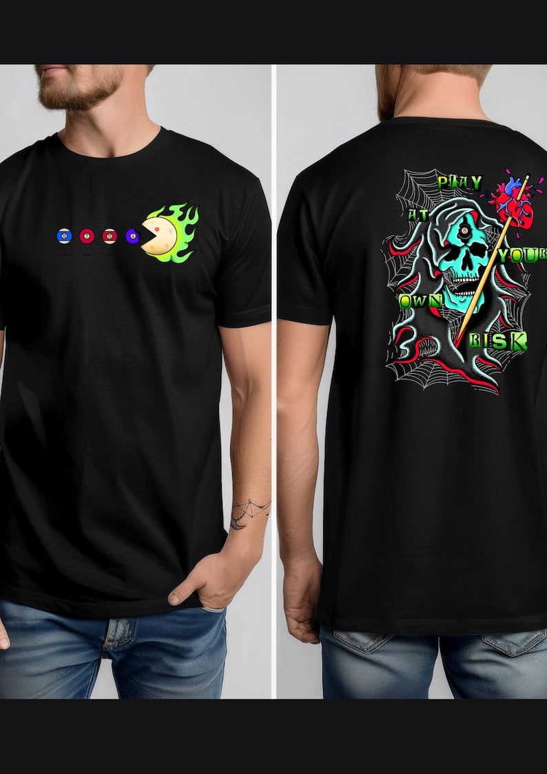 Bold Play At Your Own Risk Graphic Streetwear Tee – Edgy Design T-shirt ...
