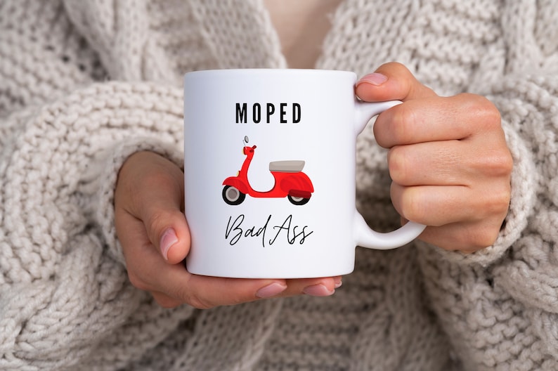 Bold Red Scooter Mug – Fun Ride Gift for Moped Riders - Walmart.com
