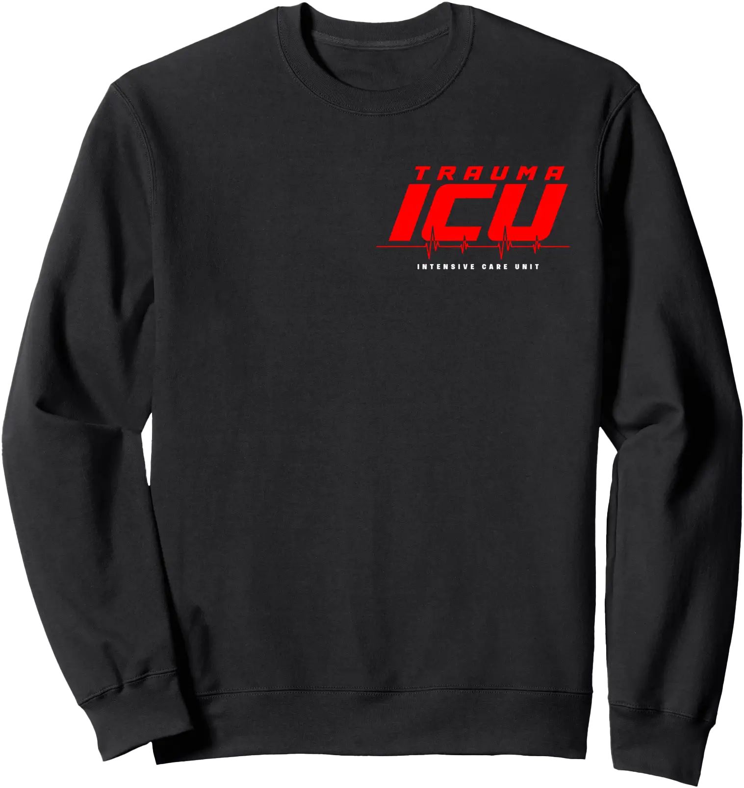 Bold Red Text Trauma TICU Intensive Care Unit Nurse Doctor Hospital ...