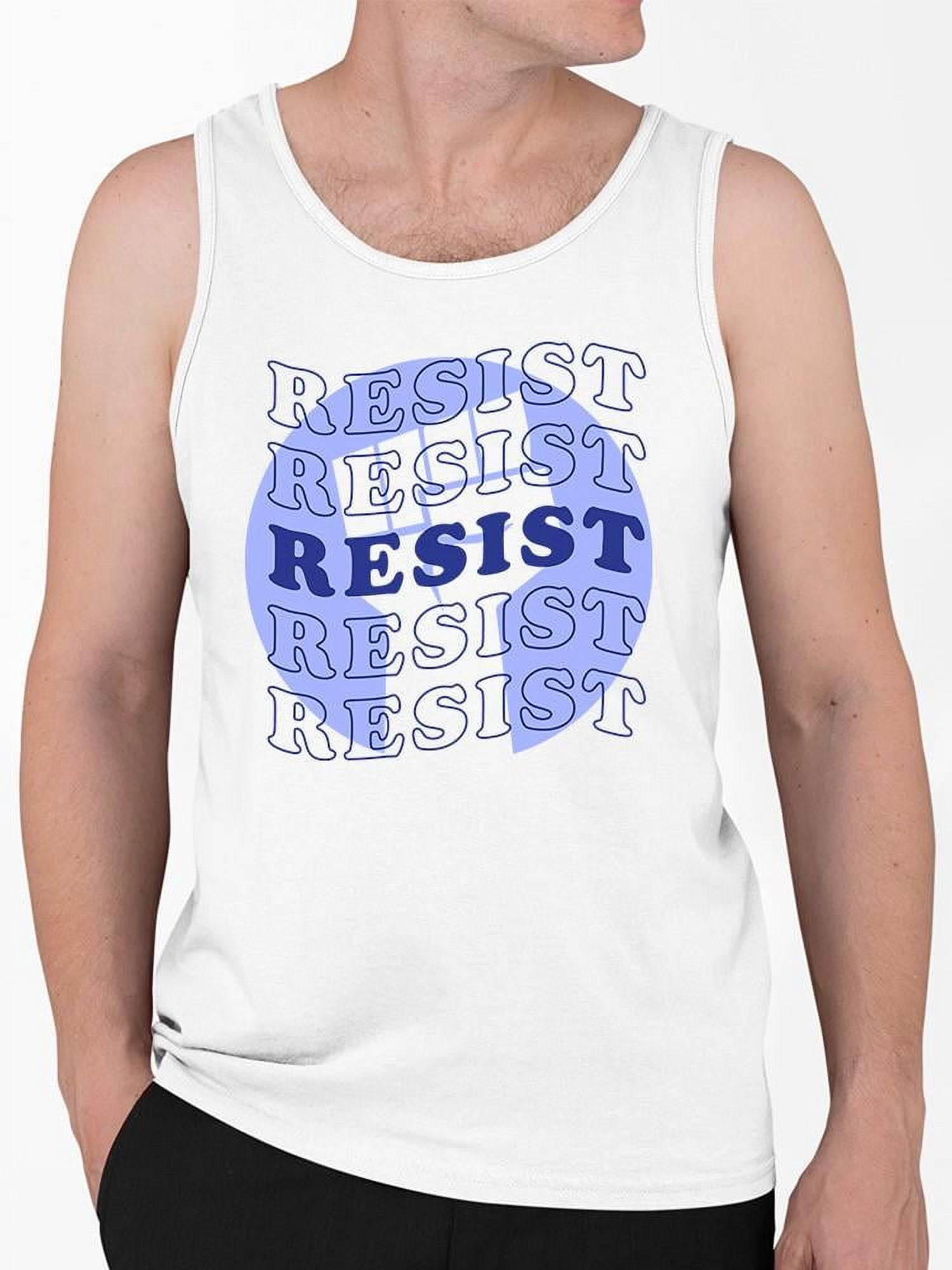 Bold Resist Statement Tee Tank Top Men's - Walmart.com