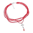 Bold Retro Collarbone Chain Necklace With Intricate Crucifix Charm ...