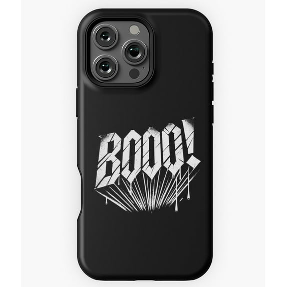 Bold Retro Gothic BOO Halloween Typography M19175 Phone case for iPhone ...