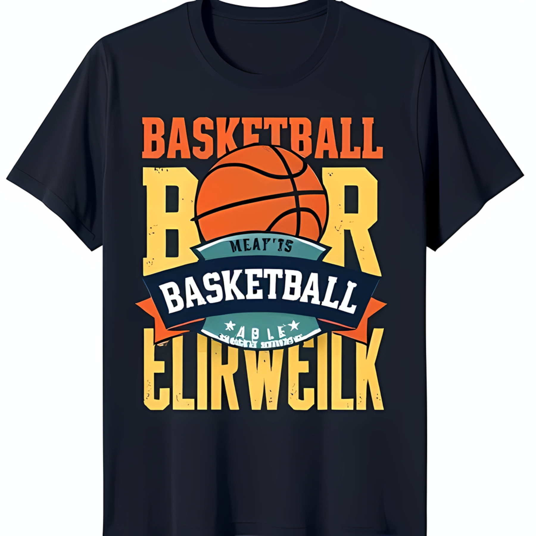 Bold Retro Graphic Tee Eye Catching Design for Fans - Walmart.com