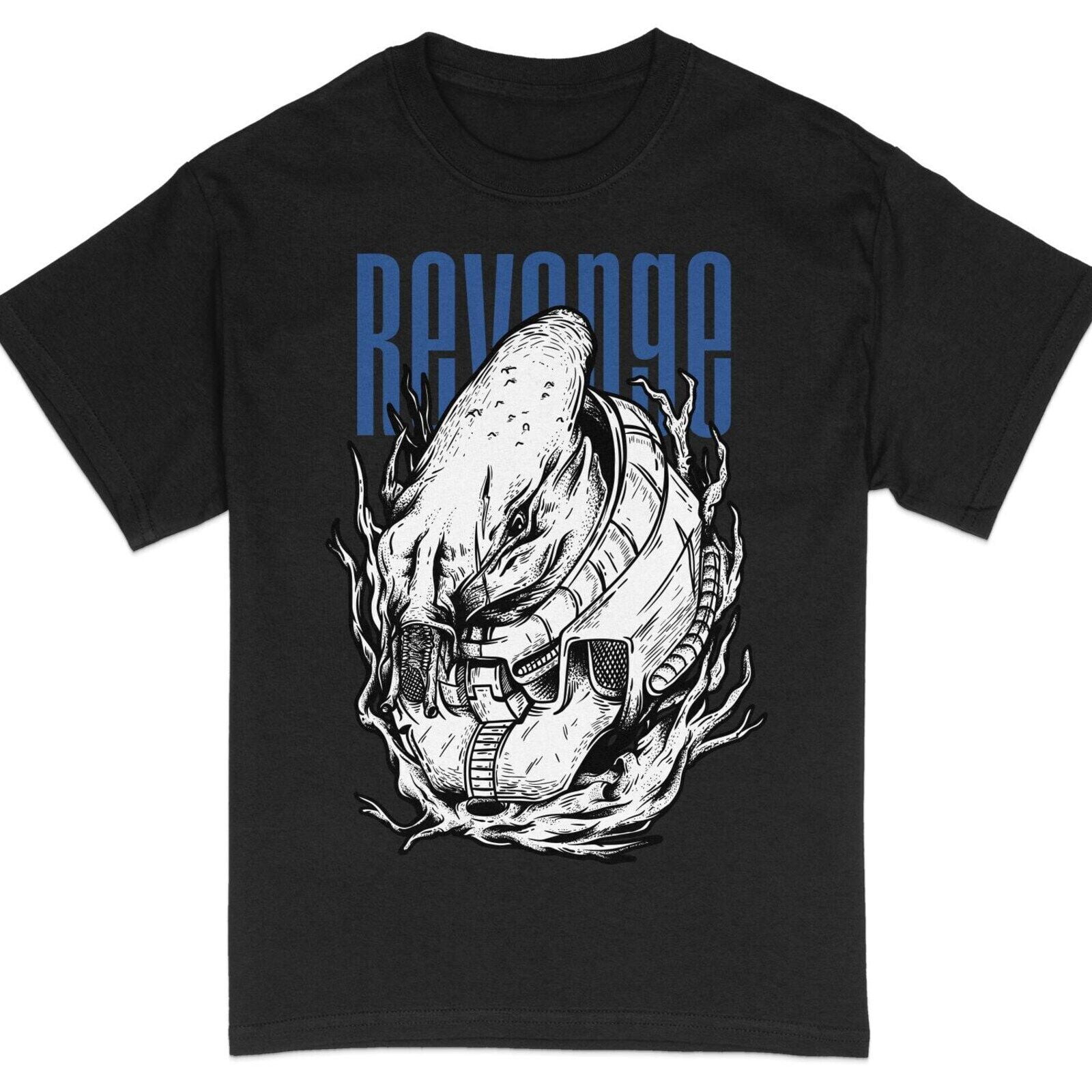Bold Revenge Motif T-Shirt, Graphic Tee, Urban Streetwear, Unisex ...