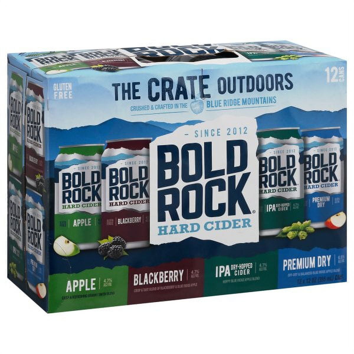 Bold Rock Cider Variety 12/12c - Walmart.com