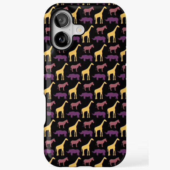Bold Safari Wilderness Animal Print iPhone Case for iPhone 17 through ...