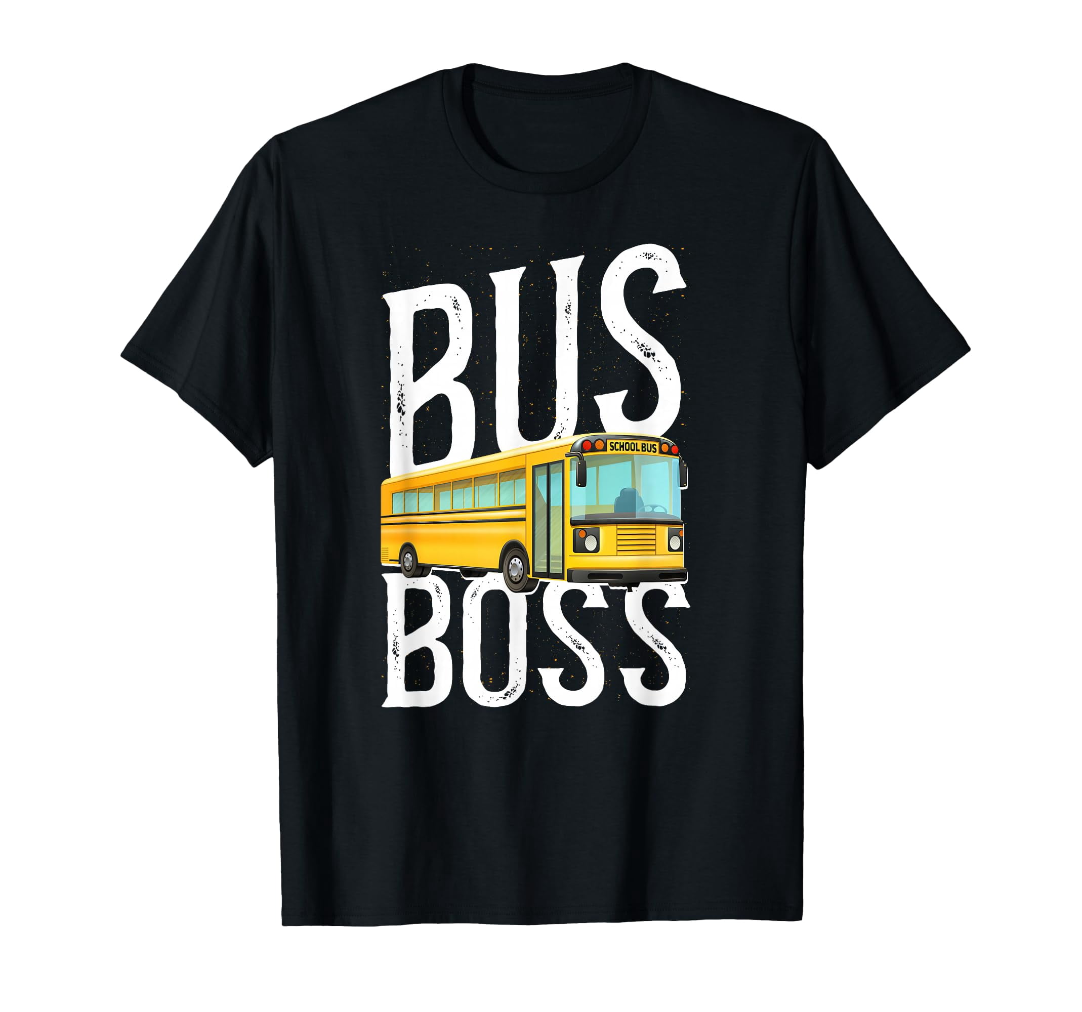 Bold School Bus Graphic T-Shirt for Bus Drivers - Fun and Comfortable ...