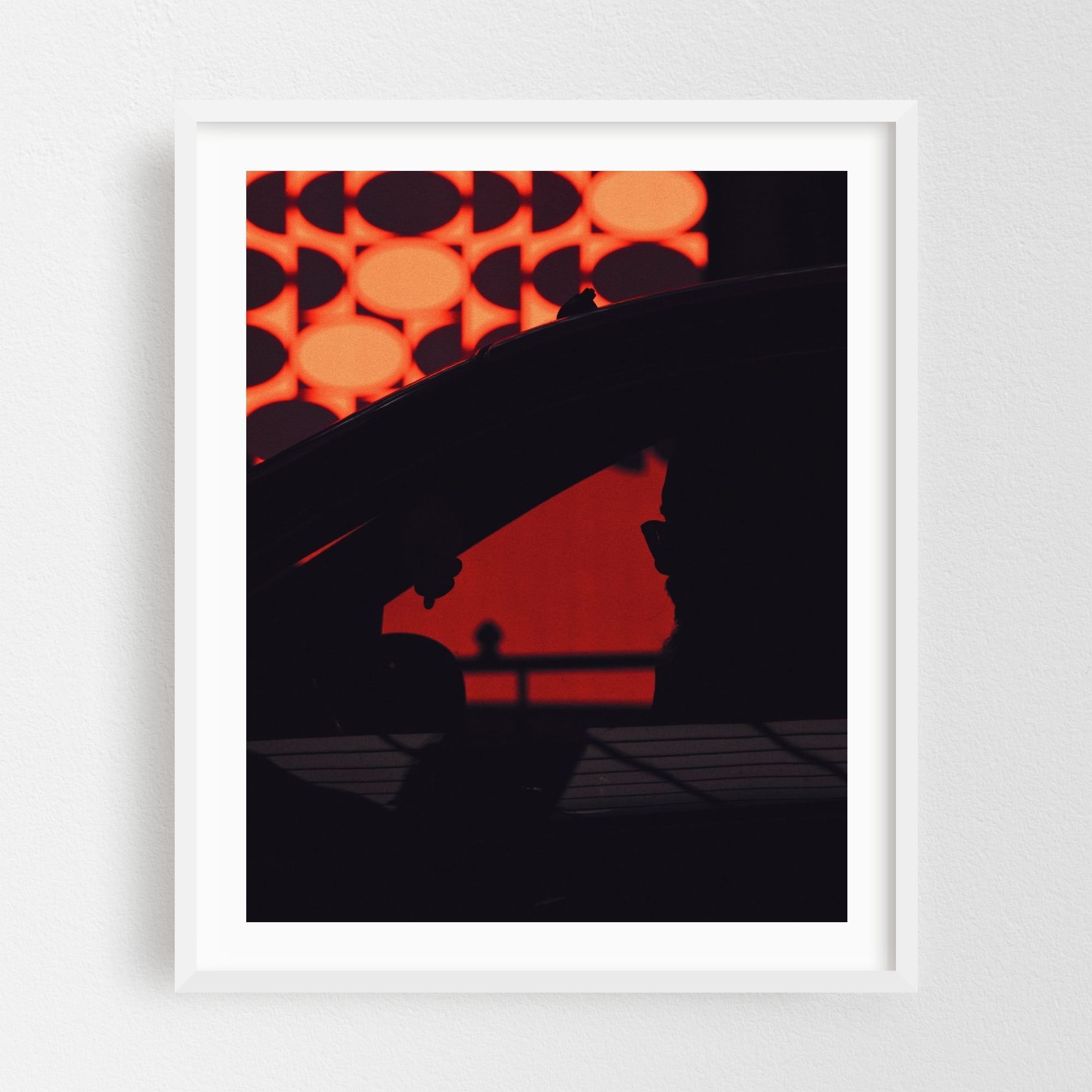 Bold Shadows - Athens Greece Photography Silhouette Neon Sign Geometric ...