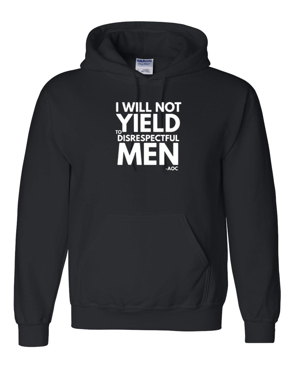 Bold Statement Disrespectful Men Feminist Protest Power Hoodie, for men ...