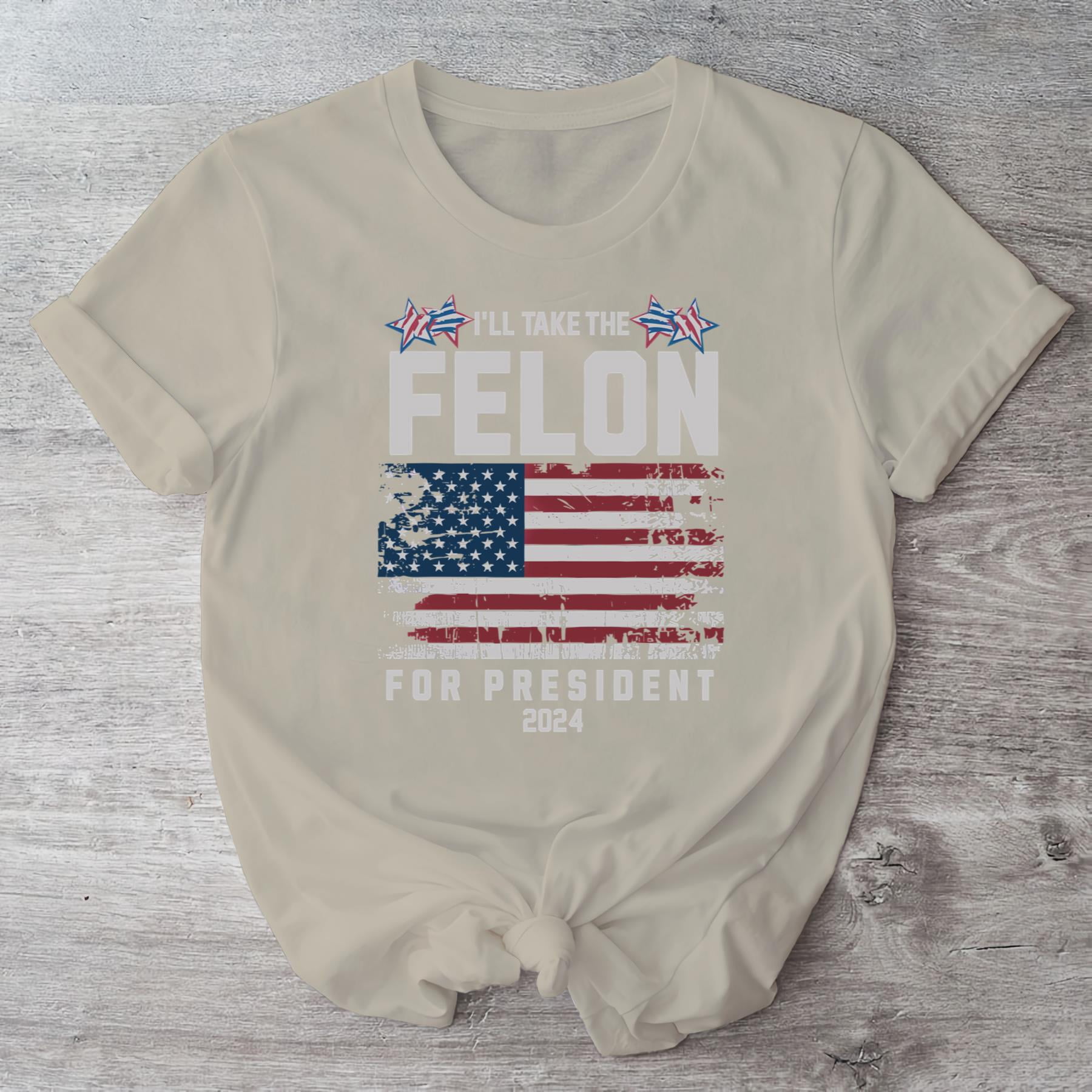 Bold Statement Political Satire Tee, 2024 Freedom Graphic Shirt ...