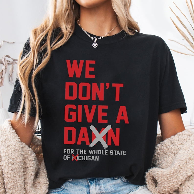 Bold Statement Sports Rivalry Style Graphic Shirt Red Text Quote Tee ...