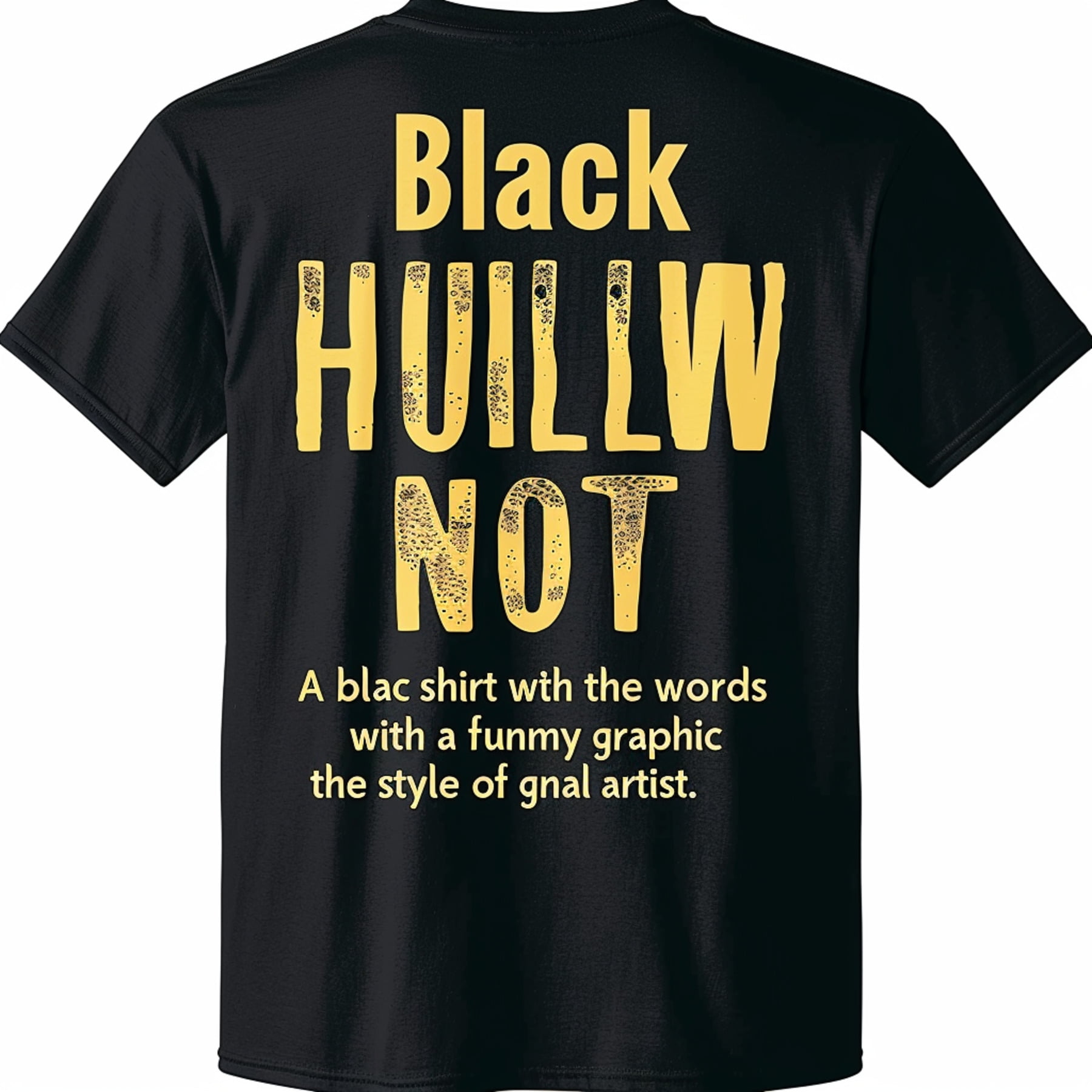 Bold Statements in Black: Expressive Graphic Designs for Your Wardrobe ...