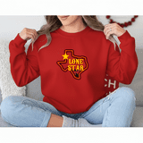 Bold Strong Spirit Lone Star Texas State Pride Graphic Sweatshirt, up ...