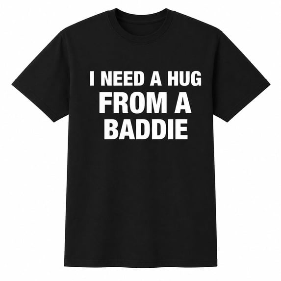 Bold Text Graphic T-Shirt, Unisex Classic Fit Cotton Tee - Walmart.com