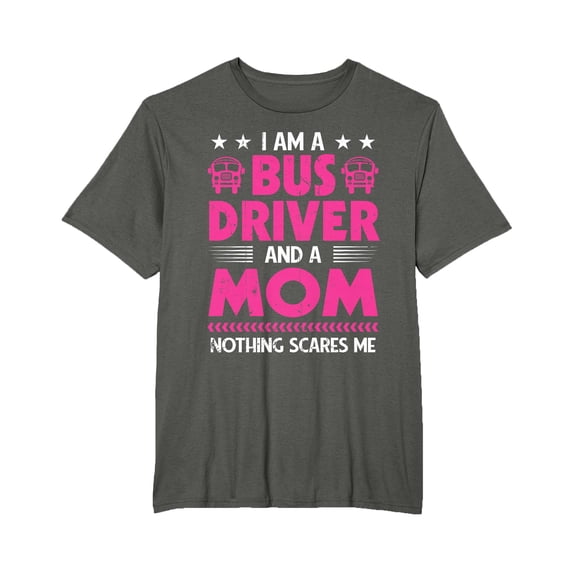 Bold Text School Bus Driver T-Shirt for Moms - Perfect Gift for Proud ...