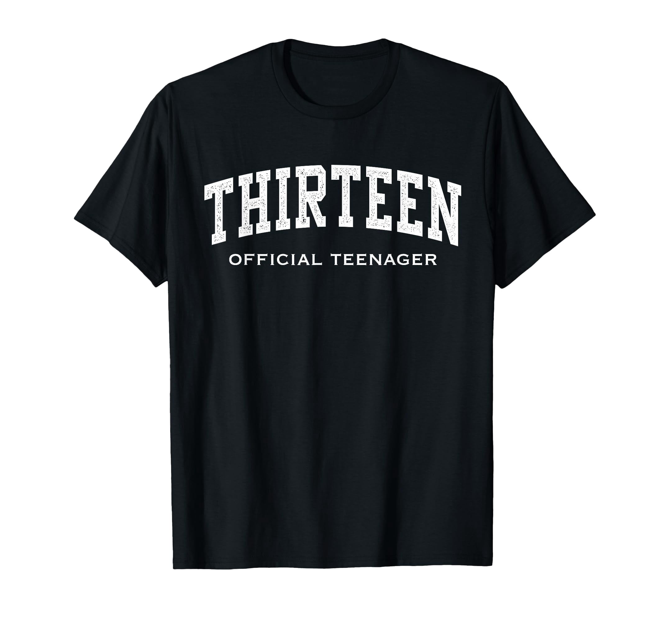 Bold Thirteen Official Teenager Design T-Shirt for Fun 13th Birthday ...