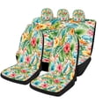Bold Tropical Fruit Palm Car Seat Covers Full Set, Universal Auto Seat ...