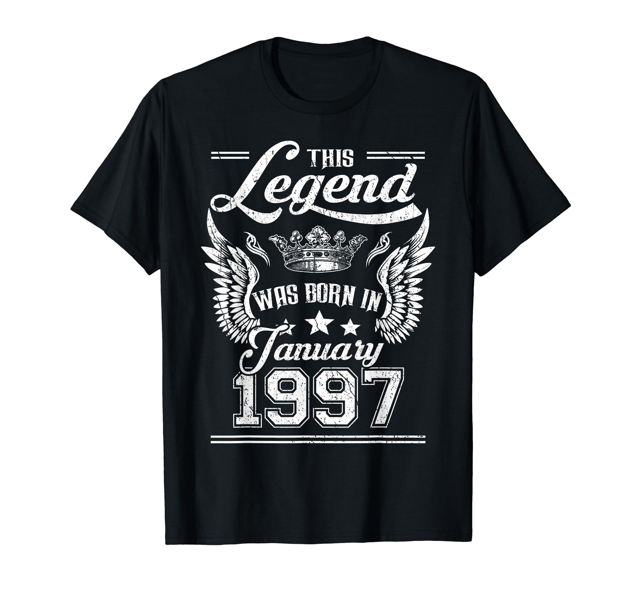 Bold Typography 27th Birthday This Legend Was Born In January 1997 T ...
