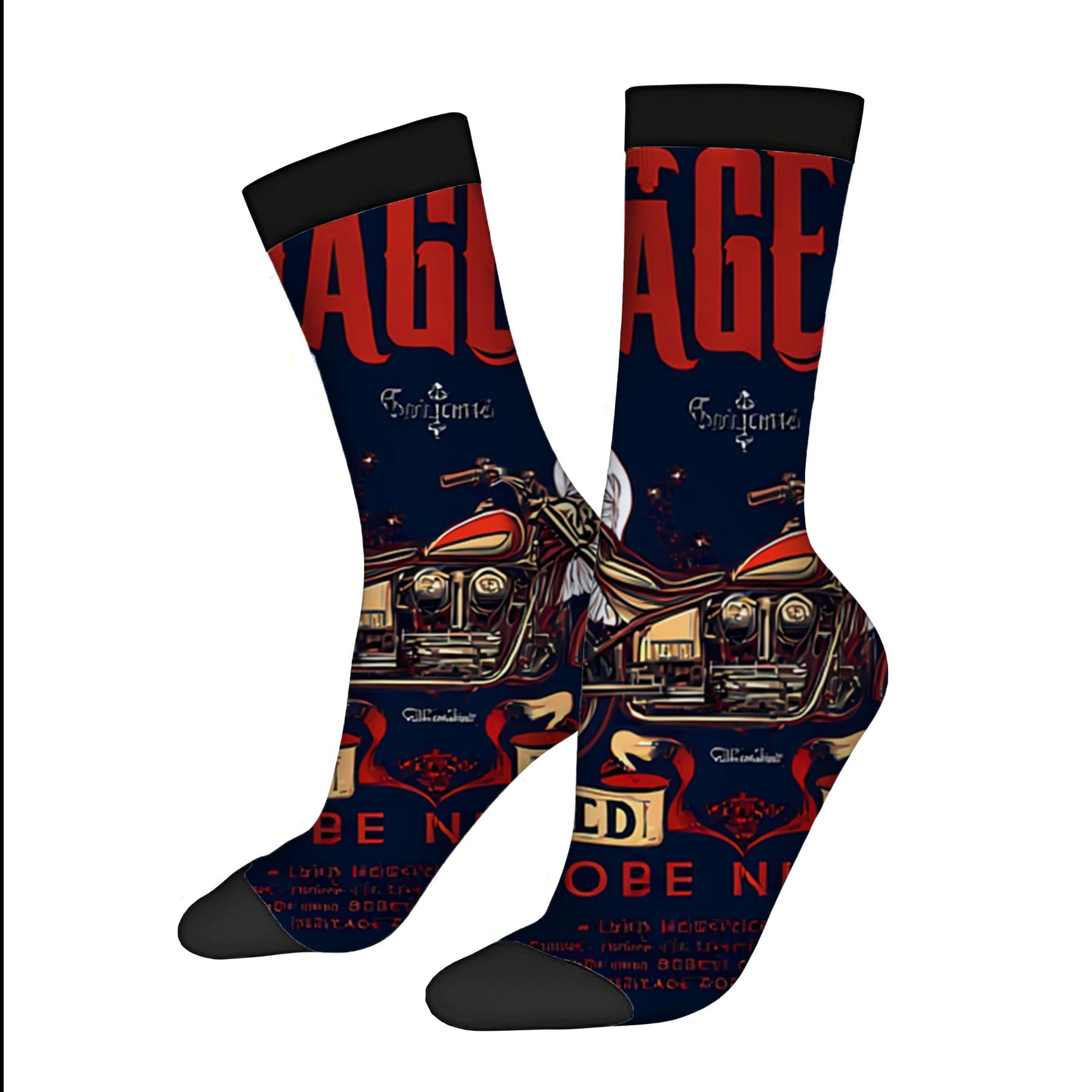 Bold VAGUE & WILD Design Socks 2 Pairs of Unisex Trendy Socks with ...