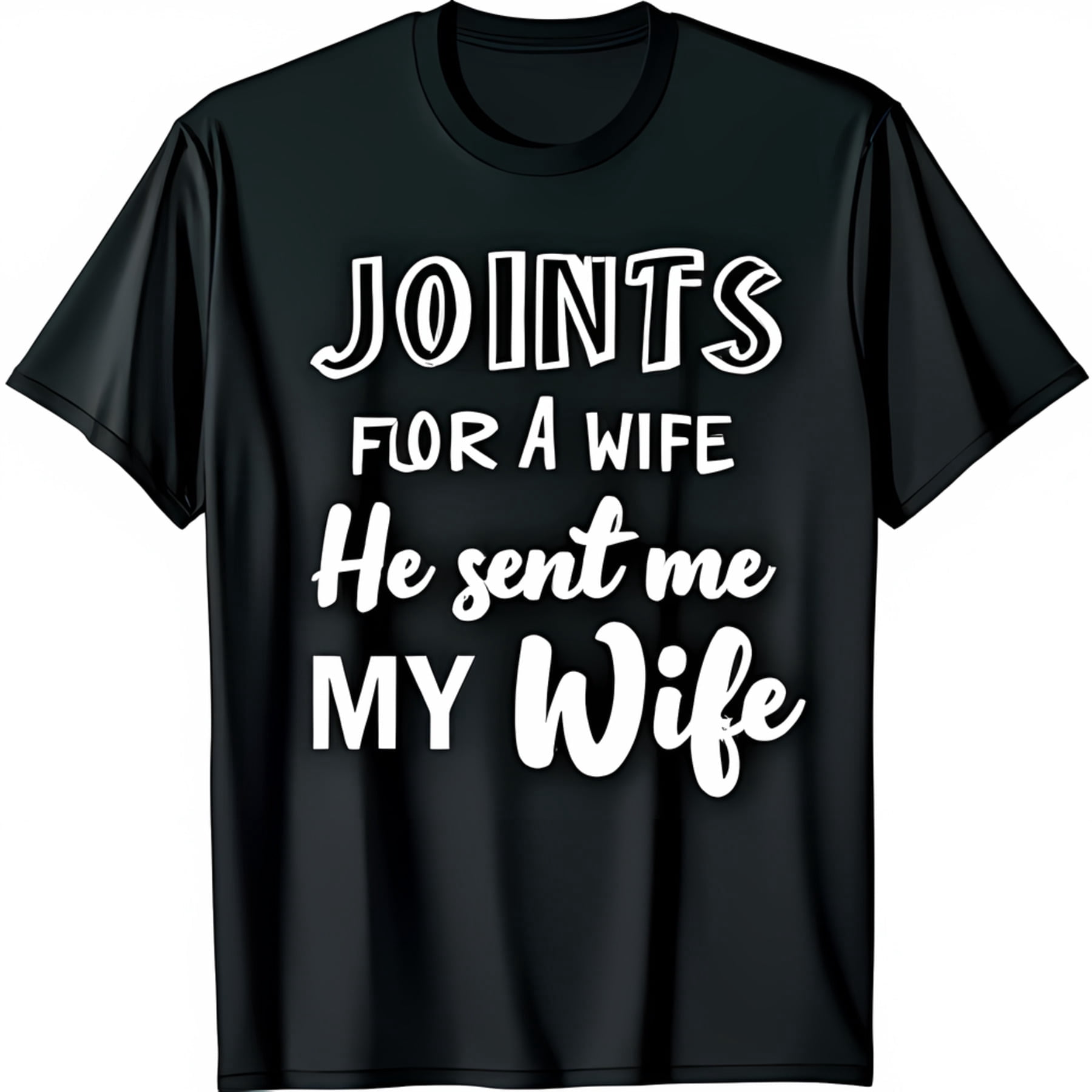 Bold White Graphic Text on Black T-Shirt Eye Catching Design for Every ...