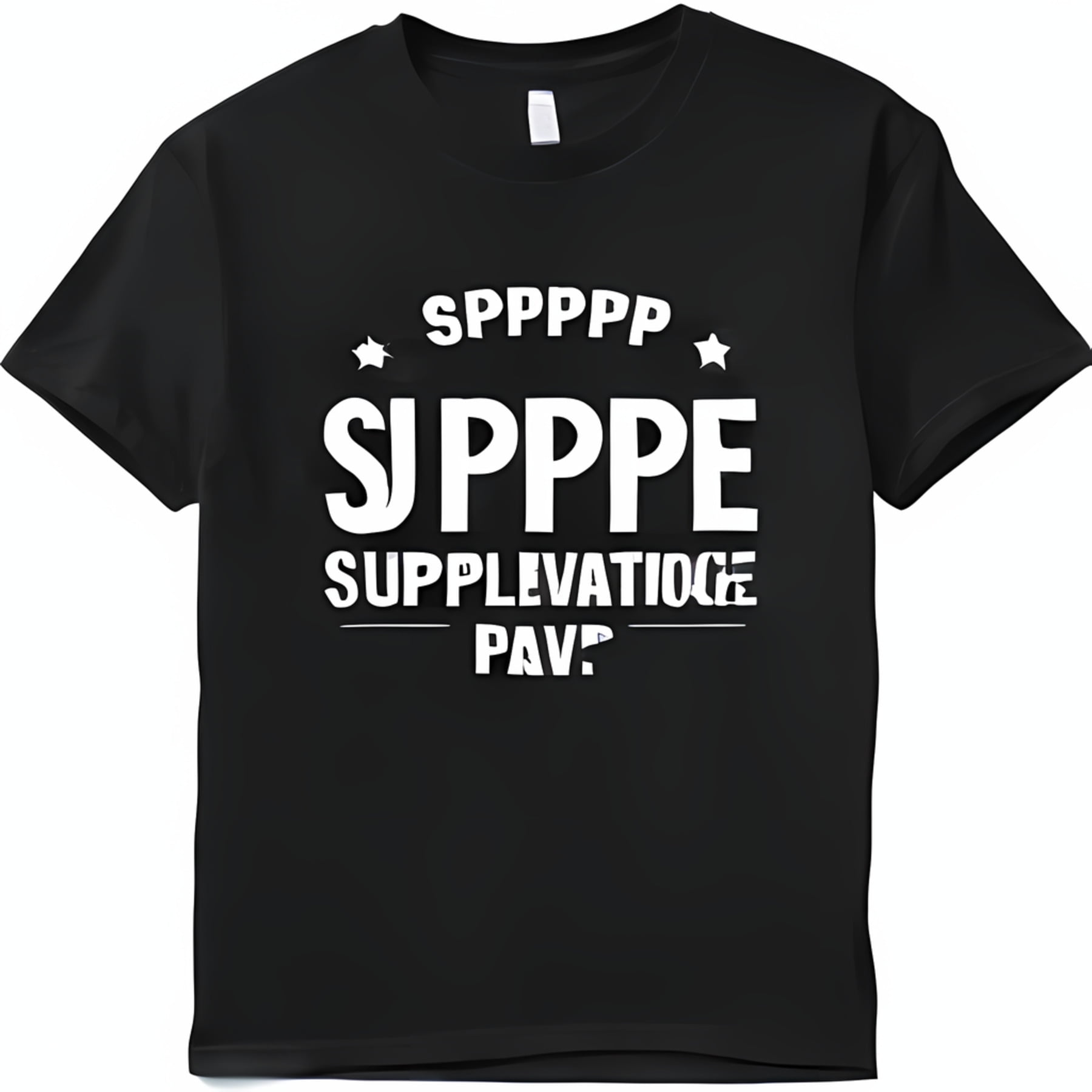 Bold White Text Black T-Shirt Minimalist Design for Men and Women Eye ...