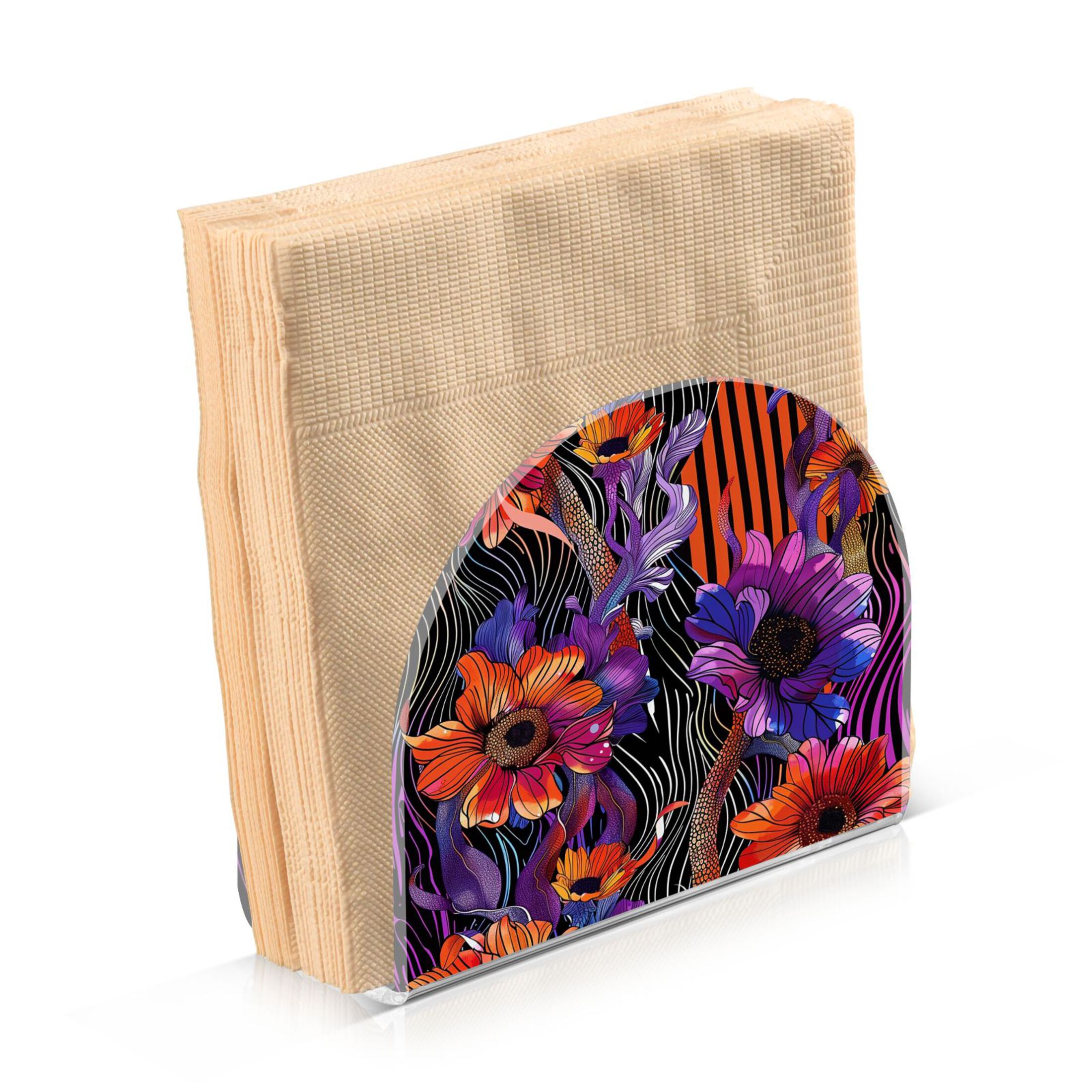 Bold Wildflowers Napkin Holders for Tables Napkin Stand Paper Holder ...