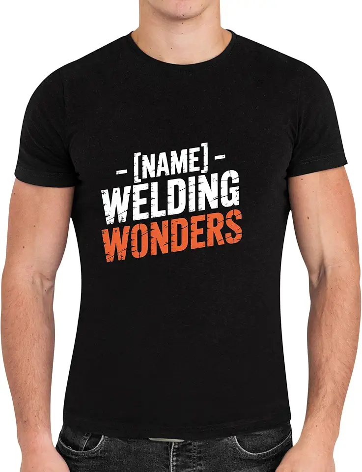 Bold Work T-Shirt with Name Occupation Trend Professionals - Welding ...