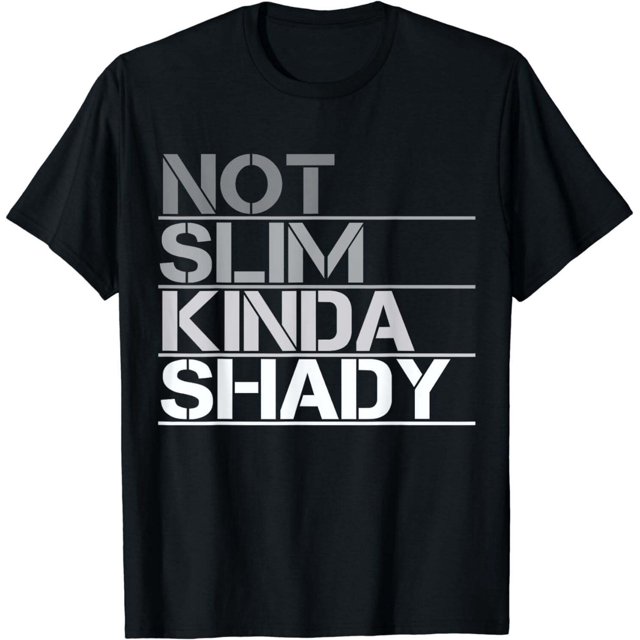 Bold and Mysterious - A Shady T-Shirt for the Not-So-Slim - Walmart.com