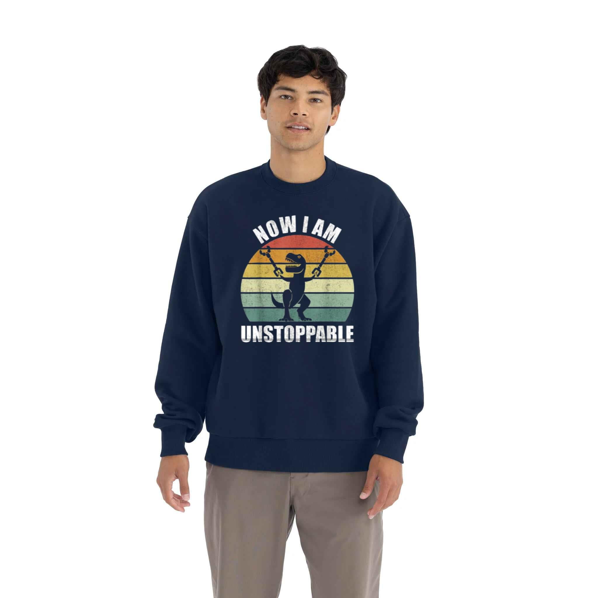 BoldEra Clothing Retro Now I Am Unstoppable Funny T-Rex Vintage T-Shirt ...