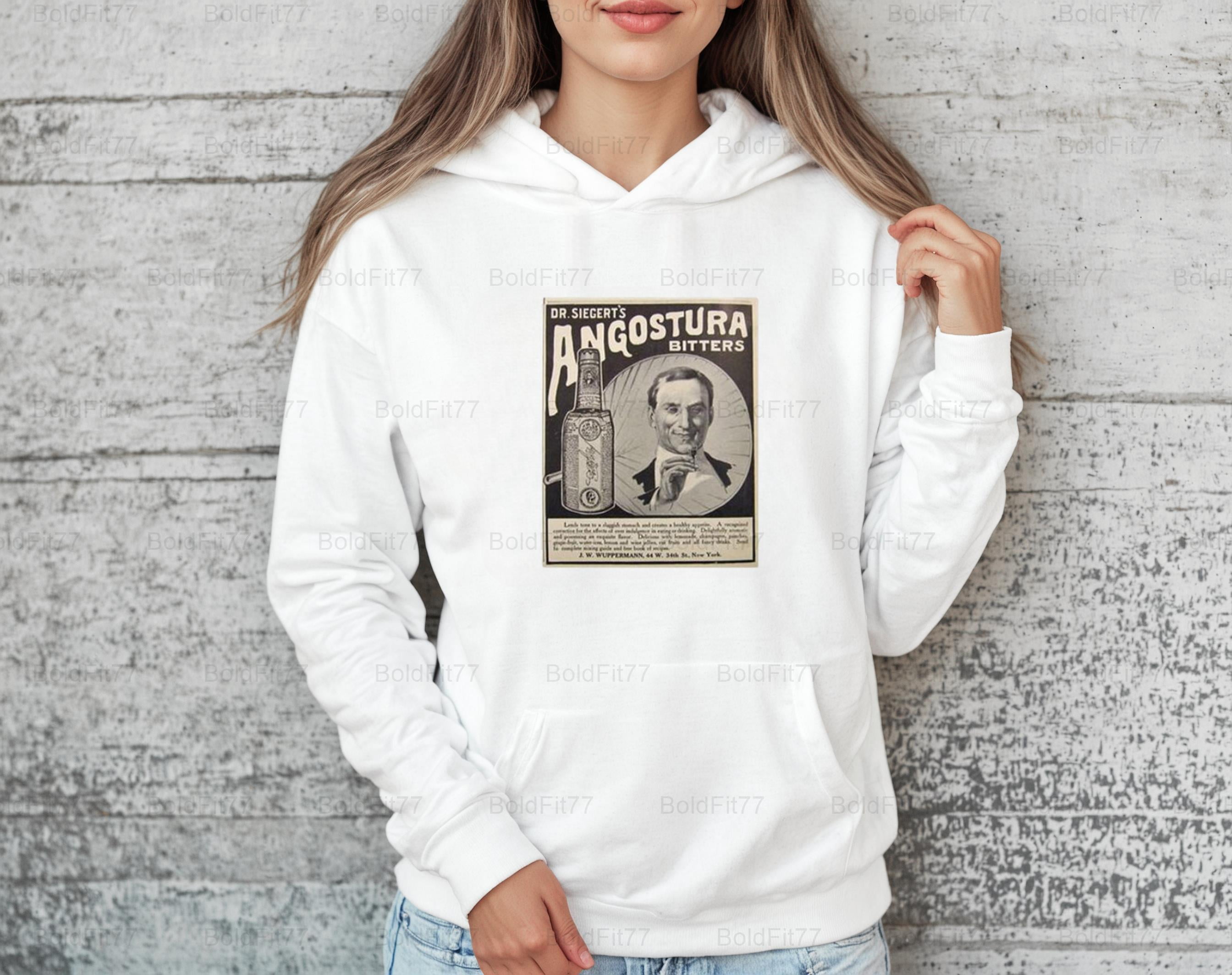 BoldFit77 Angostura Bitters Vintage Label Graphic, Retro Cocktail ...