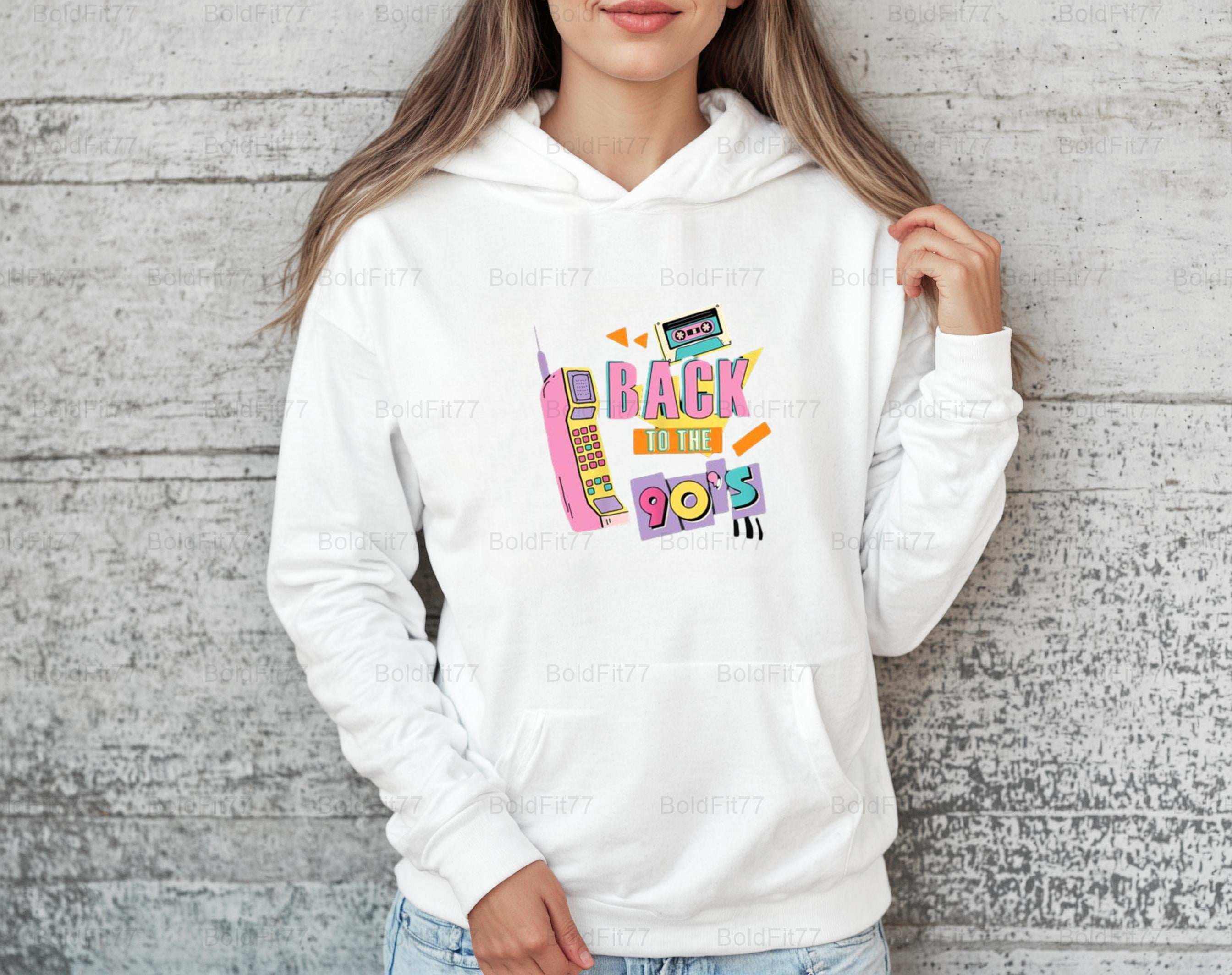 BoldFit77 Awesome Back To The 90s Retro Graphic, Vintage Nineties ...