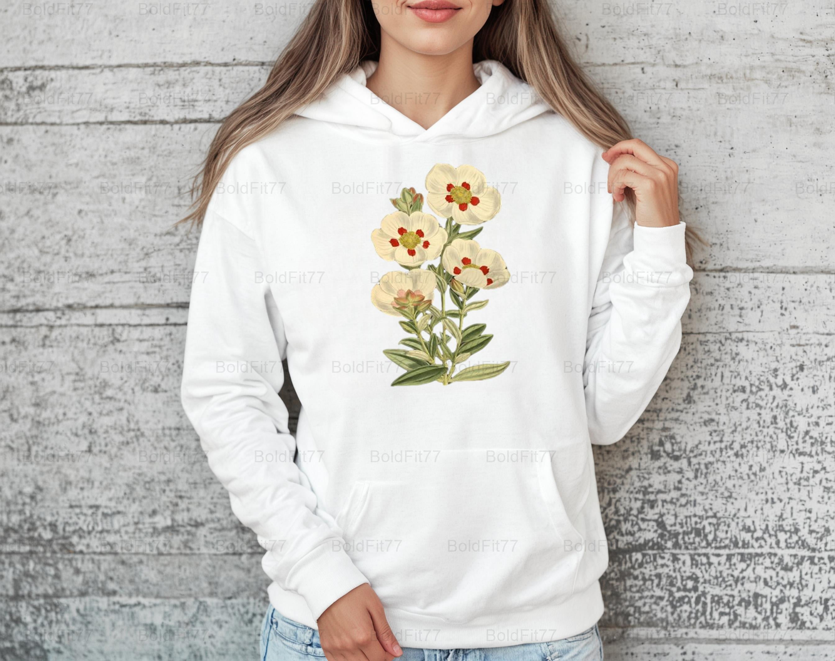 BoldFit77 Double Amazing Vintage Flowers Painting Style Look Design, Floral Beauty Inspired ...