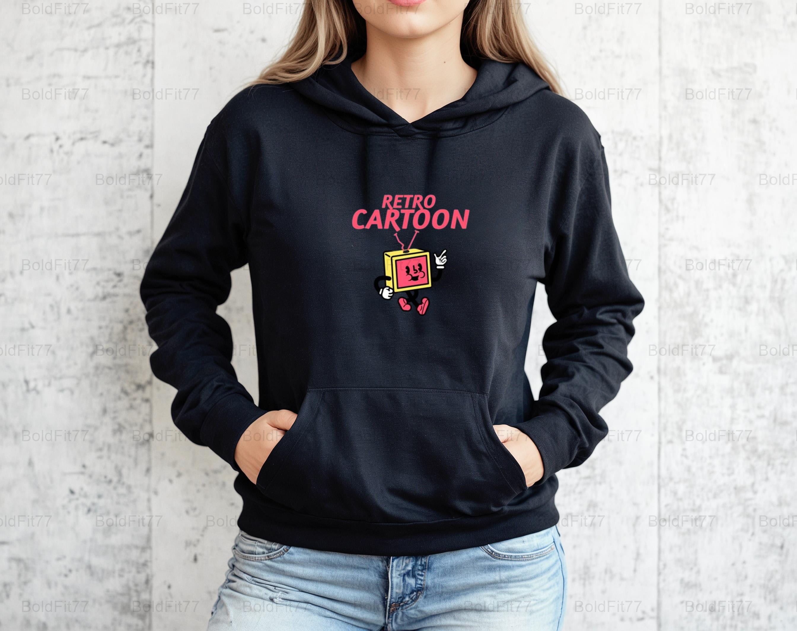 BoldFit78 Retro Cartoon Nostalgia Characters Graphic, Vintage Animation ...