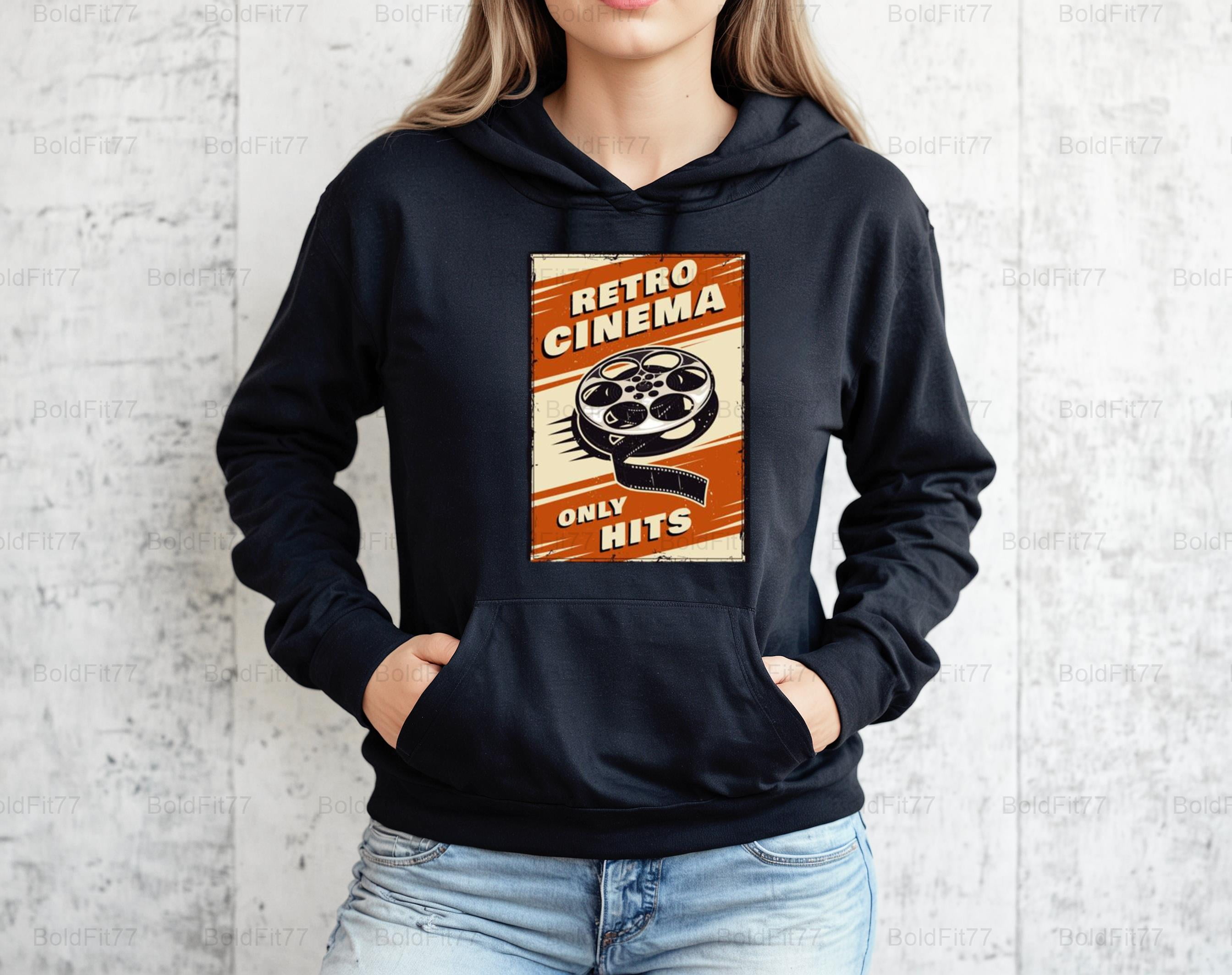 BoldFit78 Retro Cinema Vintage Classic Style Graphic, Movie Theater ...