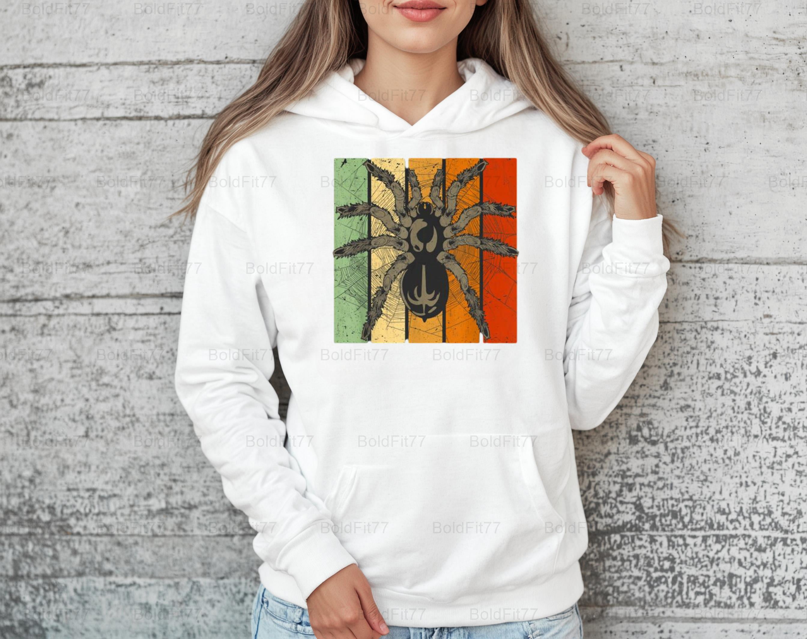 BoldFit78 Retro Spider Graphic Design Style Insect Animal Art, Vintage ...