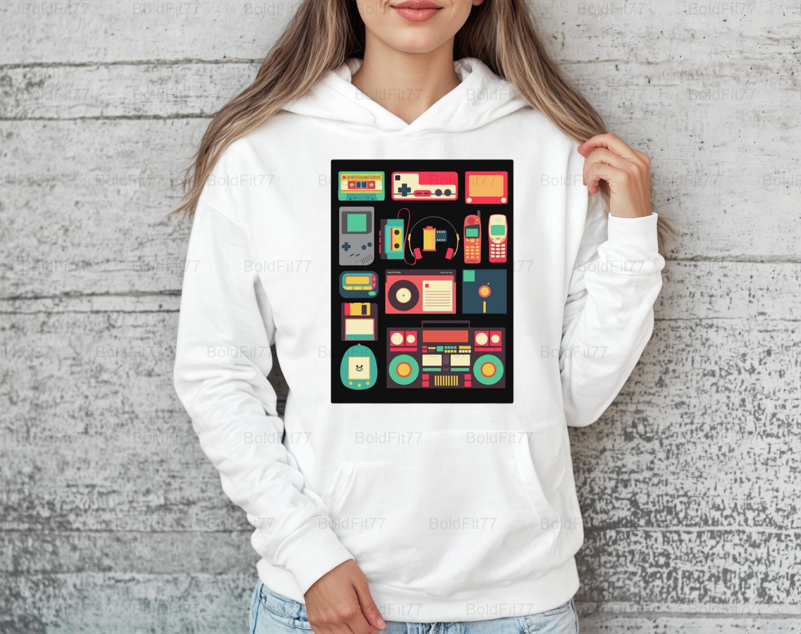 BoldFit78 Retro Technology Circuit Board Graphic, Vintage Computer ...