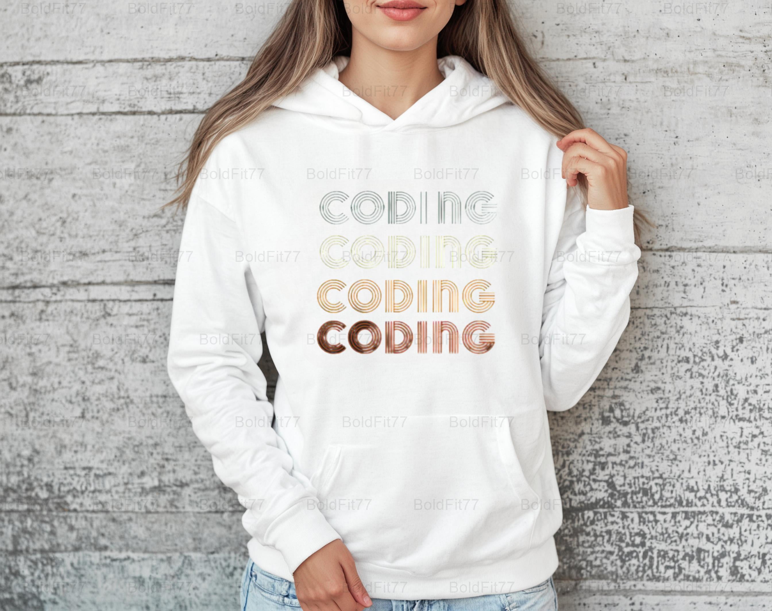 BoldFit79 Stylish Coding Vintage Shirt Style Graphic Design Art Look, Retro Programming Code ...