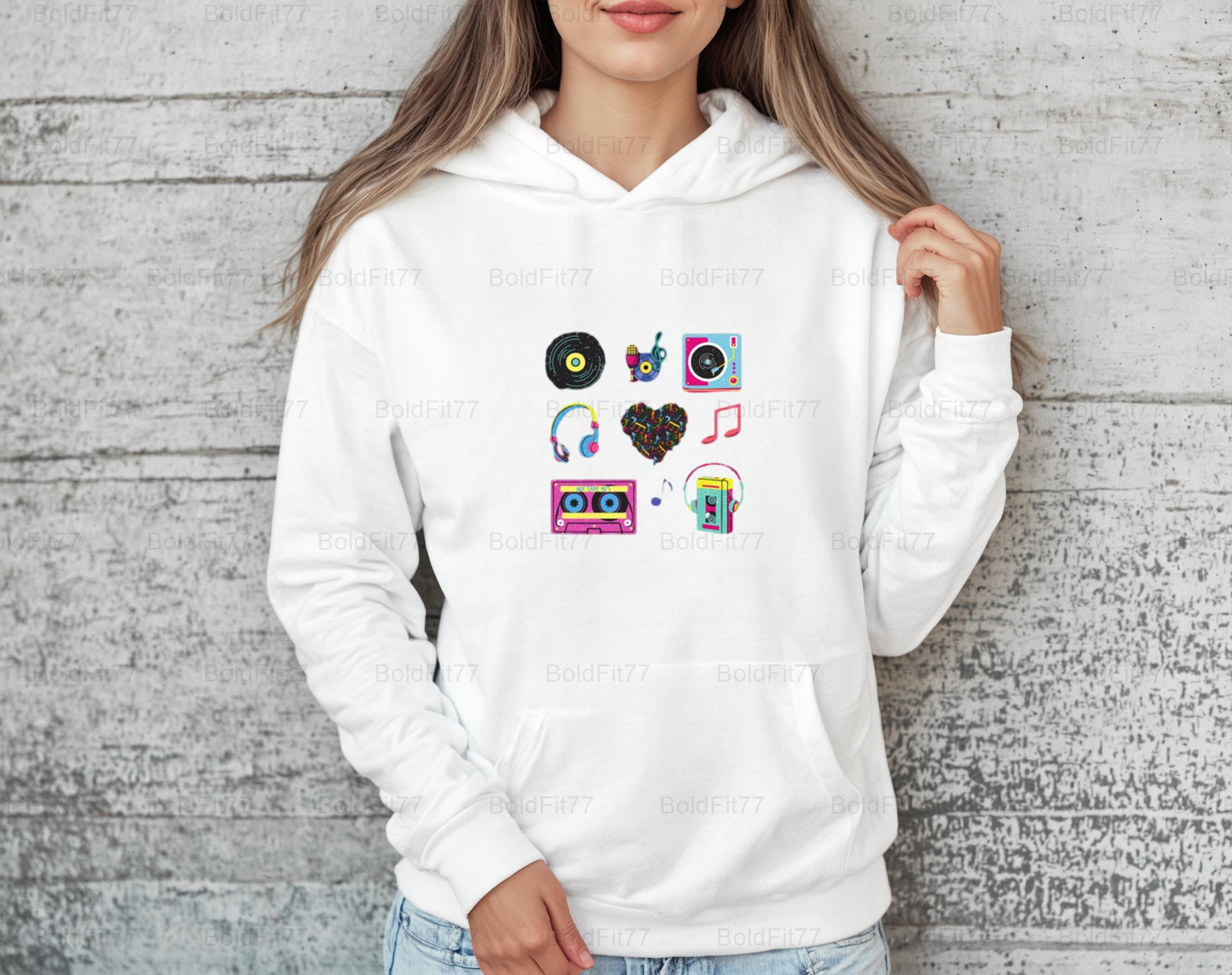 BoldFit79 Stylish Retro Music Style Graphic Design Art 1 Look Retro ...