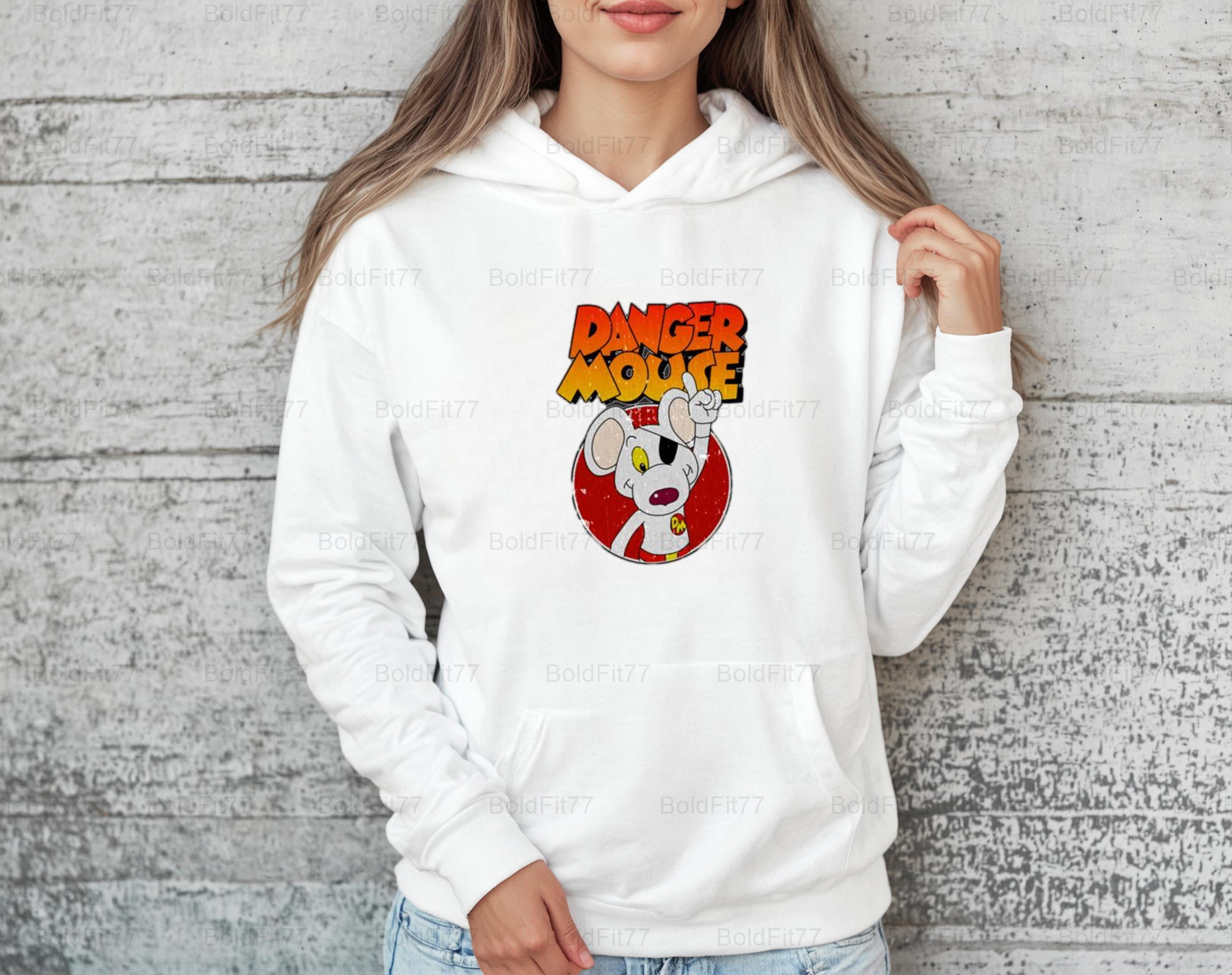 BoldFit79 Stylish Vintage Danger Mouse Cartoon Graphic Design Art ...