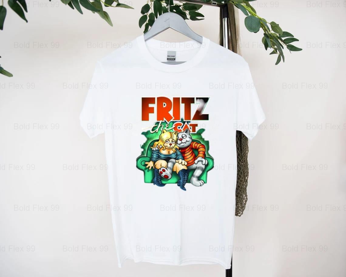 BoldFlex99 Fritz The Cat T-Shirt Cartoon, Animated, Robert Crumb ...