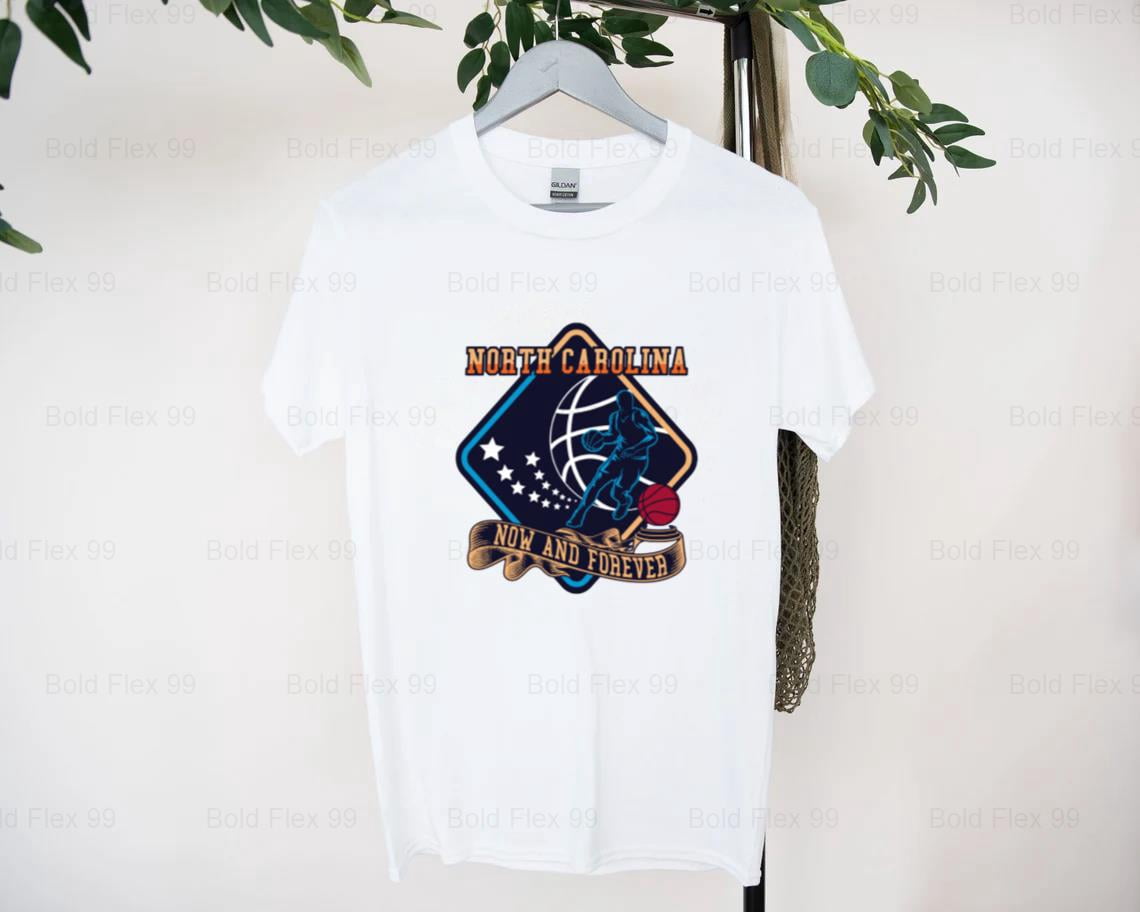 BoldFlex99 North Carolina Now and Forever T-Shirt Tar Heels, College ...