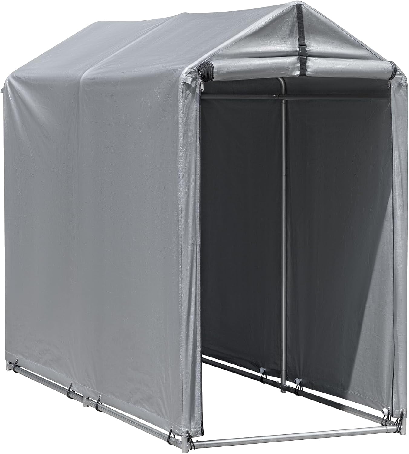 BoldGear 6' x 3' Small Bike Tent Storage with PE Fabric and Steel Frame ...