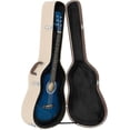 BoldGear Acoustic Guitar Hard Case Fits 39-Inch Guitars, PVC Leather ...