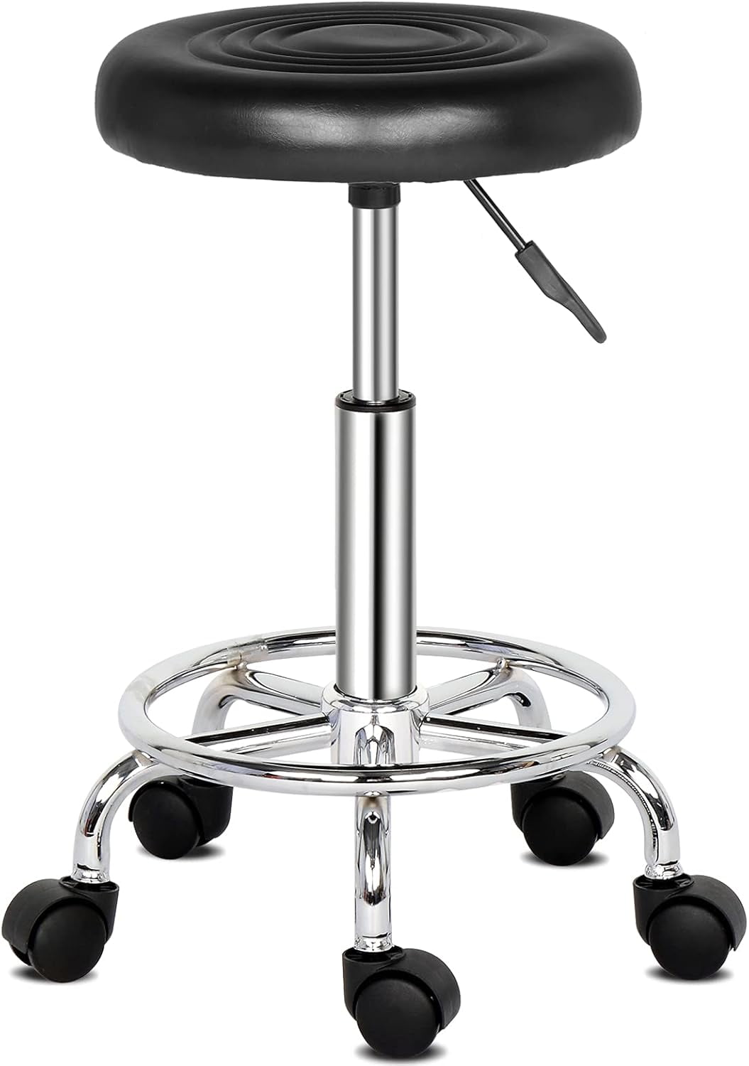 BoldGear Round Bar Stool with Lines Rotation Counter Adjustable Height ...