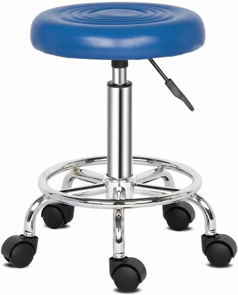 BoldGear Round Bar Stool with Lines Rotation Counter Adjustable Height ...