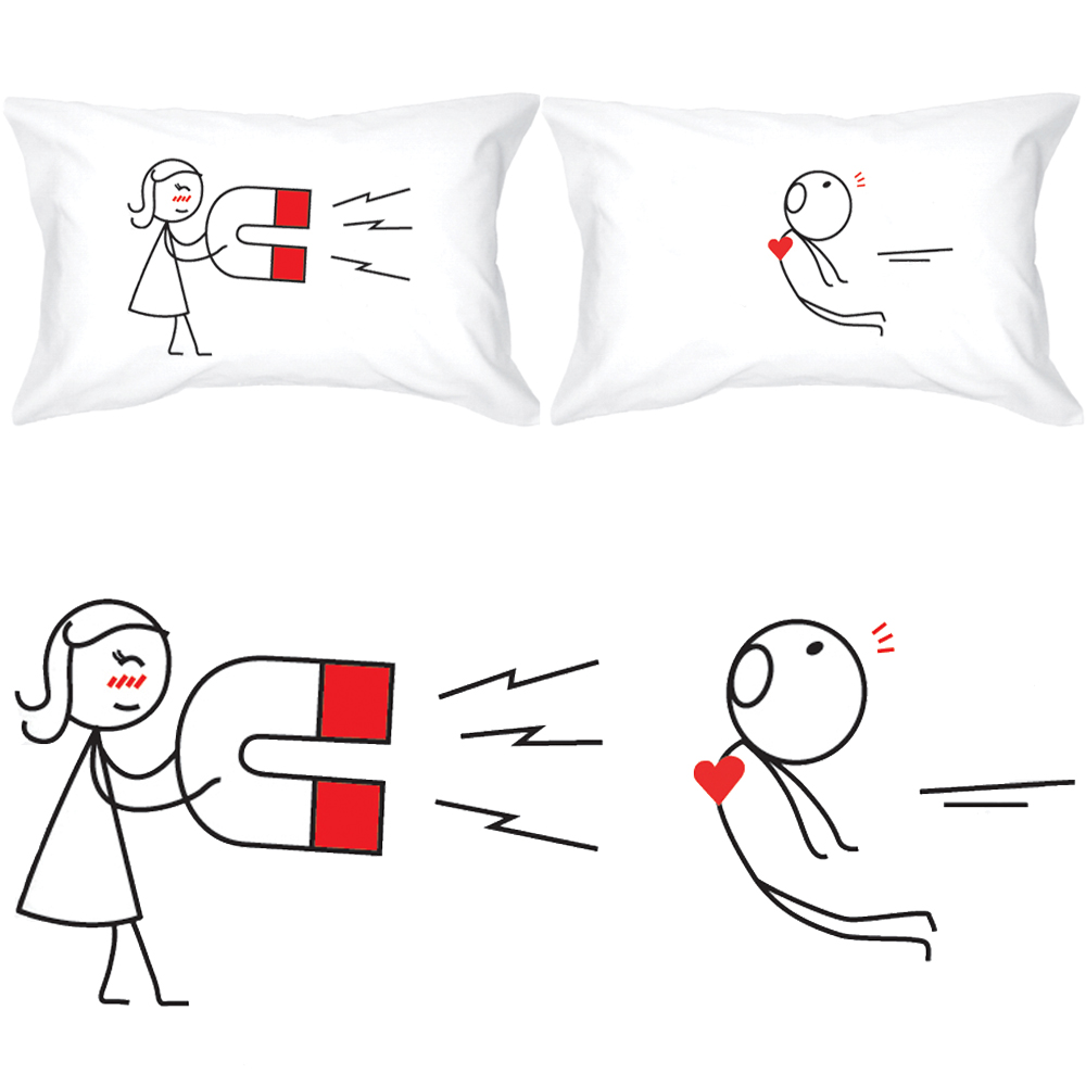 BoldLoft You're Irresistible Couple Pillowcases - Romantic Gift for Him ...