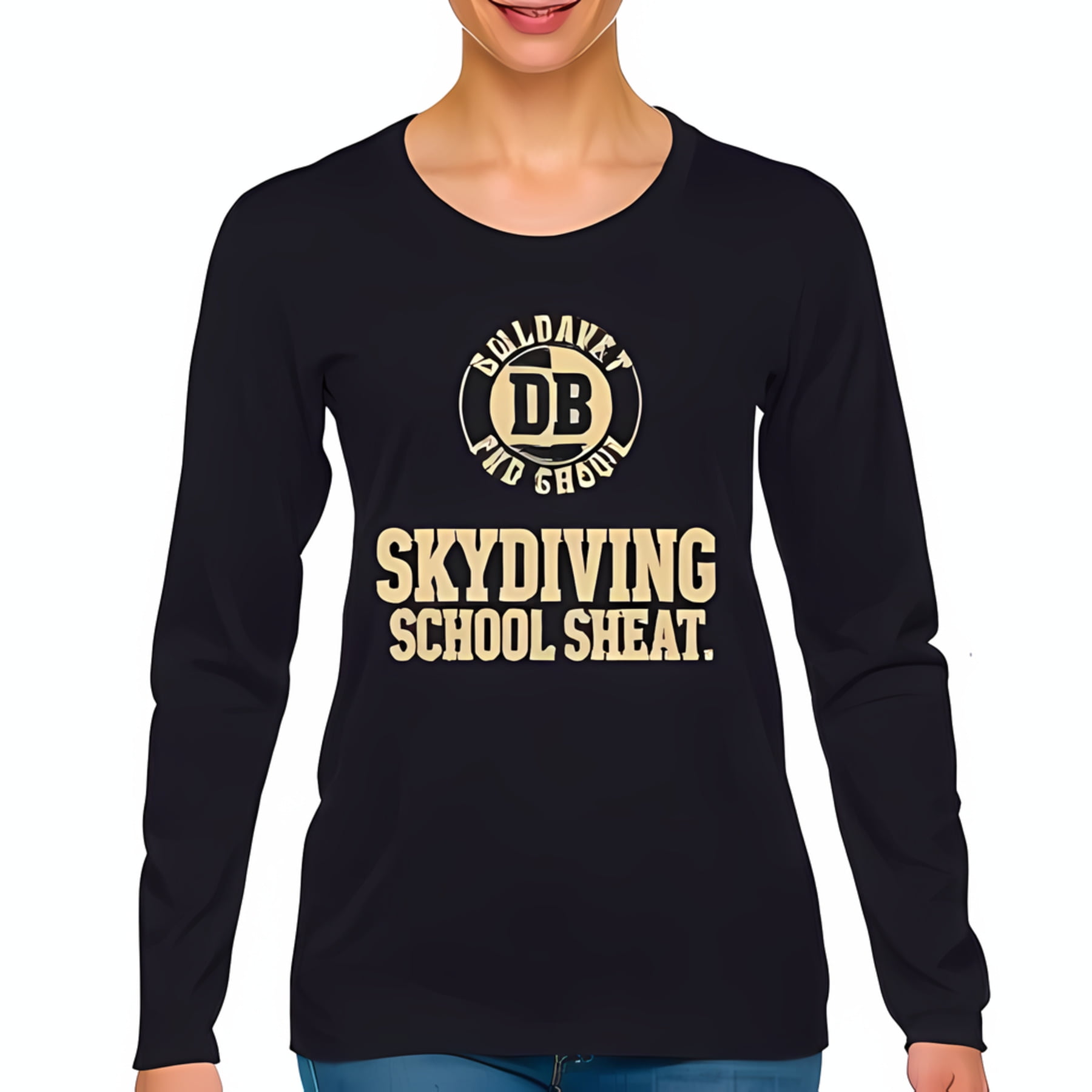Boldavet Pro School Long Sleeve T-Shirt - Dark Color Skydiving School ...